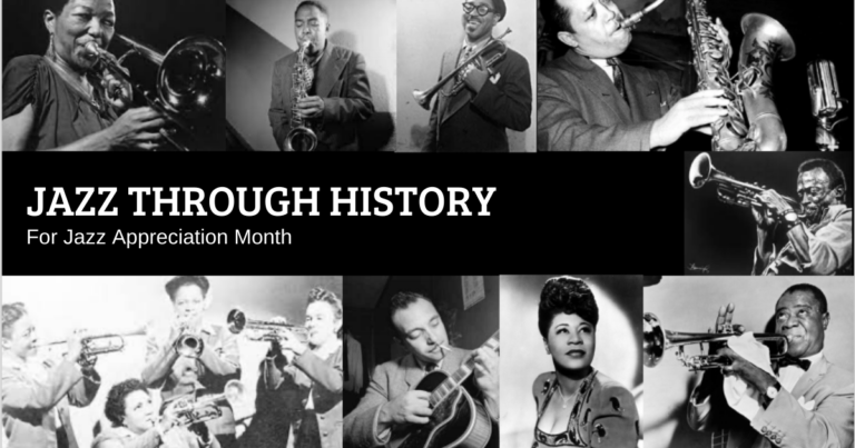 Jazz through History, for Jazz Appreciation Month - JazzArts Charlotte